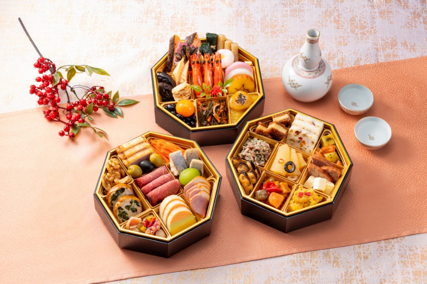 ★【約38%OFF】家庭画報 和洋おせち三段重【2026年おせち】isc｜ISC BRAND SHOP